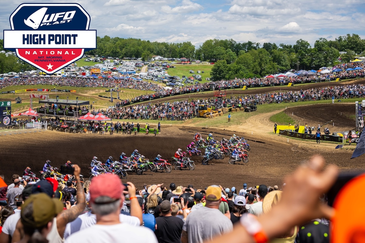 Hunter Lawrence Ascends at High Point for Second Pro Motocross ...